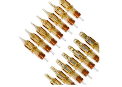 China 20 Stuks/Doos Gele Cartridge Tattoo Wenkbrauw Permanente Make-up Naalden Te koop
