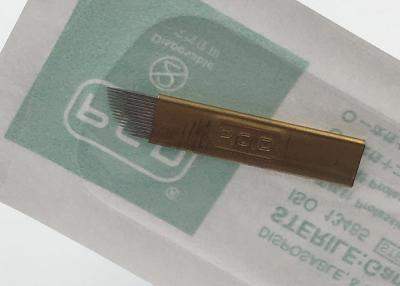 China Custom Premade Sterile Manual Tattoo Pen Permanent Makeup Needles Liner for sale
