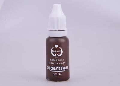 China Chocolate Brown /Light Brown Eternal Tattoo Micro Pigment Emulsion For Brow for sale
