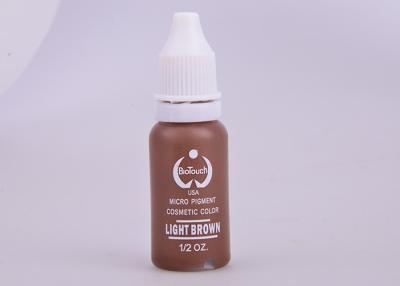China Chocolate Brown /Light Brown Eternal Tattoo Micro Pigment Emulsion For Brow for sale