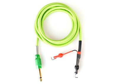China 1.8M Copper Spring Tattoo Machine Clip Cord for Power Supply for sale