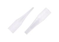 China Disposable White Permanent Makeup Plastic Needle Tips for sale