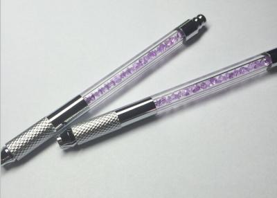 Cina Penna fatta a mano del più nuovo di rosa di Crystal Manual del tatuaggio sopracciglio permanente della penna in vendita