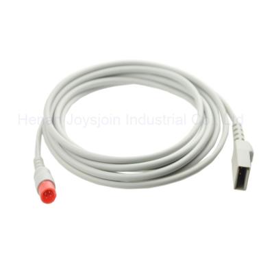 China Biolight 4pin Utah Edward medic IBP transducer Cable pressure transducer cable ibp for sale