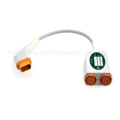 China Siemens IBP transducer Cable adapter cable 16 pin 2 round 10p pressure transducer cable ibp for sale