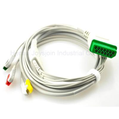 China Nihon Kohden BSM-7102A BSM-2301ECG Cable 5 lead ecg cable clip type for sale