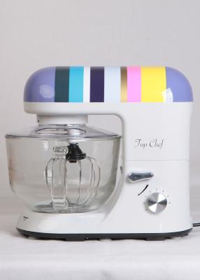 China 5L Electric Stand Mixer 1300W 6 Speeds / Pulse Speed With Glass Bowl for sale