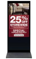 China 43 Inch Floor Stand Android Touch Digital Billboard 1920x1080 500nits for sale