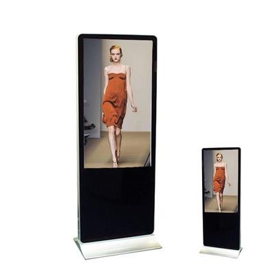 China 55 Inch Indoor Freestanding Displays High Brightness  All in One Touch Kiosk for sale
