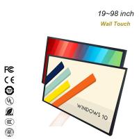 China 86 Inch Interactive Display Wall Mounted 4K UHD Multi-Touch LED Backlit Digital Whiteboard for sale