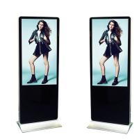 China 75 Inch Floor Standing Interactive Kiosk with Payment Support PCAP Touch 4K for sale