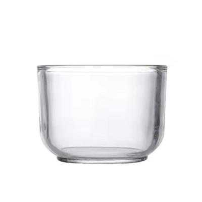 China Luxury Stained Glass Candle Holder Wedding Romantic Decoration Clear Glass Jar Eternal Candle for sale