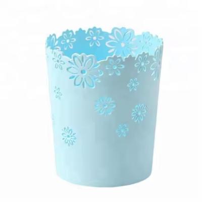 China Household fancy design wholesale plastic bulk trash cans for sale