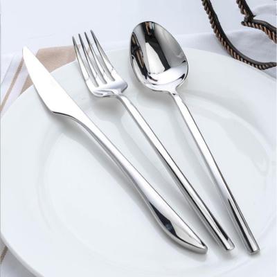 China Germany restaurant high-end western tableware contemporary best silverware bistro stainless steel steak flatware set for sale