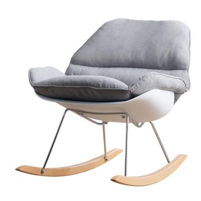 China Outdoor fashion garden lounge metal rocking chair for living room for sale