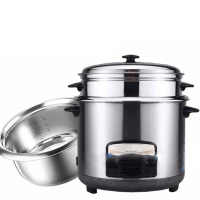 China Hot sale 6L 1000W electric rice cooker pot stainless steel for sale