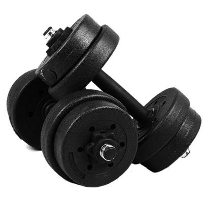China Gym equipment 10kg weights chromed dumbbell exercises set for sale