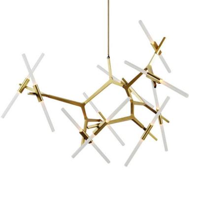 China Post-modern personalized hanging vintage led chandelier light pendant for sale