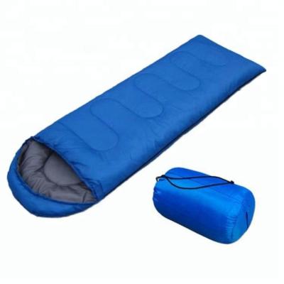 China Factory price homeless cheapest survival winter sleeping bag with hat for sale