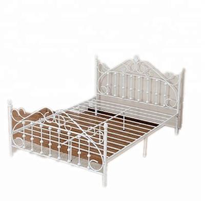 China Best seller iron bedroom furniture double metal single bed spring for sale