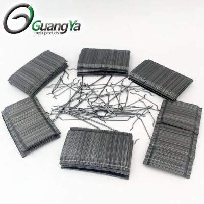 China CE,ISO　approved Q195 Cold Drawn  Hooked End Steel Fiber for Cement Reinforced Construction for sale