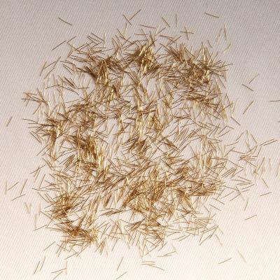 China Micro copper coated steel fiber /Micro Steel Fiber /RPC steel fiber for sale