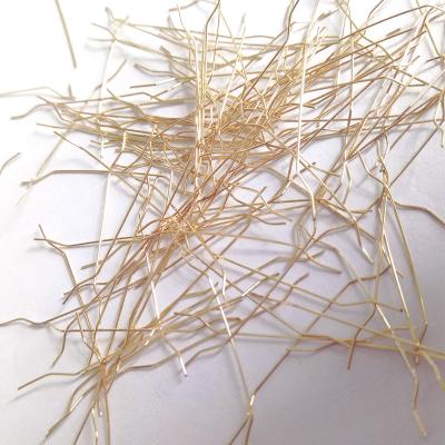 China Cold Drawn Hooked End Copper Coated  steel fiber in rows for reinforced concrete, factory supplies steel fiber for sale