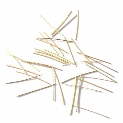 China UHPC Concrete Micro copper coated steel fiber with 2850Mpa Tensile Strength for sale