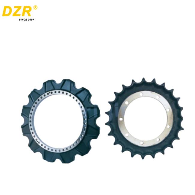 Detailed shot of sprocket segment showing material quality and finish