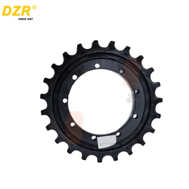 Carbon steel sprocket for Liebherr R9250 excavator - detailed tooth profile