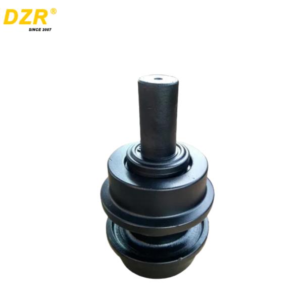Quality Durable Black Excavator Carrier Roller Upper Roller For 47mm 55mm Doosan Dx225 for sale