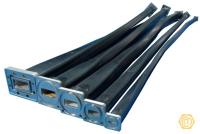 China Antenna Elliptical Waveguide Microwave Accessories 1.0m 2.0m Custom Length for sale