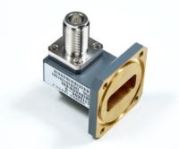 China Waveguide Coax Transition N Female to CPR90G 7.05-10.0 GHz Microwave Antenna Accessory for sale