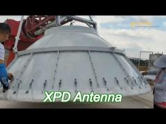 3.7m/12ft Ultra High Performance XPD Dual Polarized Microwave Parabolische Antenne voor Satelliet