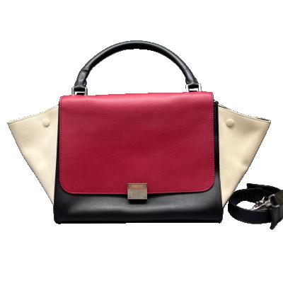 China muliti Color Tricolor Celine Trapeze Bag Used Medium Preowned With Practical And Collectible Value for sale