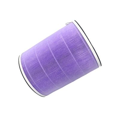 China Air Purifier HEPA Cylindrical Hepa Filter Replacement For Allergies PM2.5 for sale