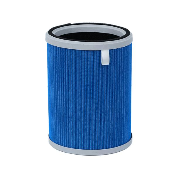 Quality Blue Auto Car Air Filter Elements Replacement For Allergens Pet Dander for sale