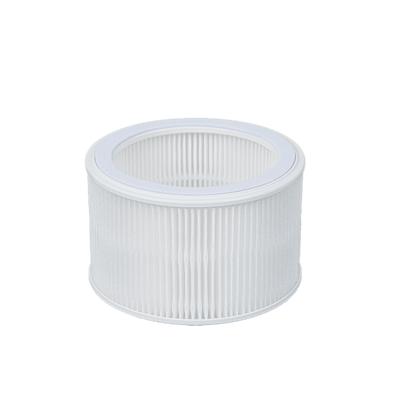 China Cylindrical HEPA Air Purification Filter Core for Clean Air for sale