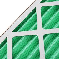 China Primary Effciency Paper Frame Folded Panel HVAC Filter Pleated Pre Filter Dust Filter for sale