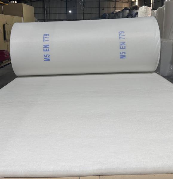 Quality F5 Spray Booth Ceiling Filter Media Polyester Fiber Roof Filter for Paint Booth for sale