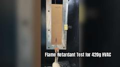Flame Retardant Test for 420g HVAC Filter Paper Frame