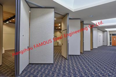 China Panel Folding Fabric Doors Soundproof Fast Sliding Wall Partition Doors For Conference Room for sale