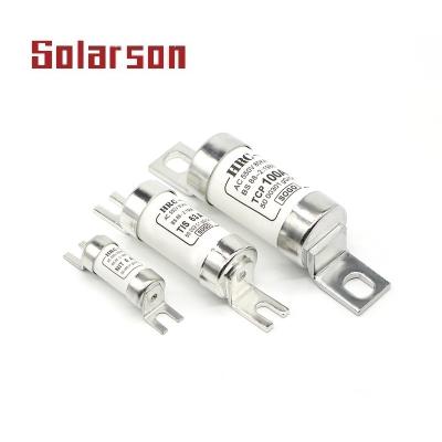 China 550V Offset Bolted Tags TIS Fuse Link 40A,50A,63A,80A,100A for sale