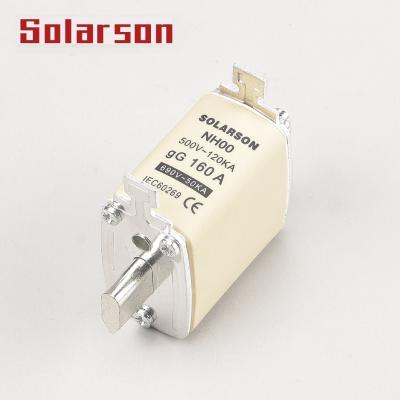 China HRC NH00C Fuse Link 500V AC 10A~40A,50A,63A,80A,100A,125A,,160A for sale