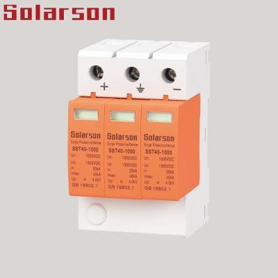 China 500VDC  surge protective device  surge protector SPD Type II 2P  for solar system with TUV CE certificate for sale