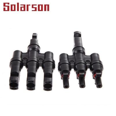 China 1000VDC Waterproof MC4 Connector Solar Power Connector 30A for sale