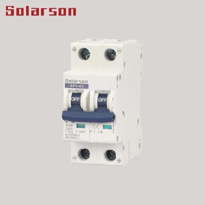China 1000V DC Mini Circuit Breaker for solar power 63A for sale
