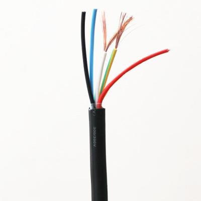 China H05vv-f 0.5mm2 Pvc Insulated Armoured Cable , 2-3cores 300/500v Pvc Insulated Copper Cable for sale