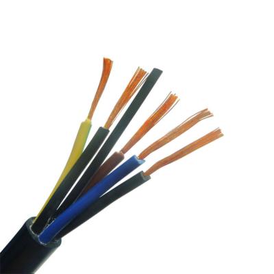 China Pure Copper Electric RVV Cable 300/500v H05vv-f 0.5mm2 2-30cores CE ISO for sale