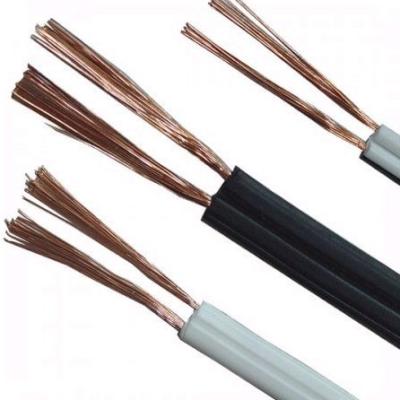 China 300/500V PVC insulated RVB-Speaker Wire H05VH-H 2X0.75mm Twin flat flexible power cable for sale